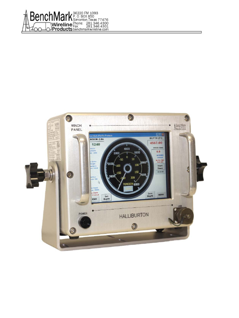 Winch Operator's Manual | PDF | Touchscreen | Personal Computers