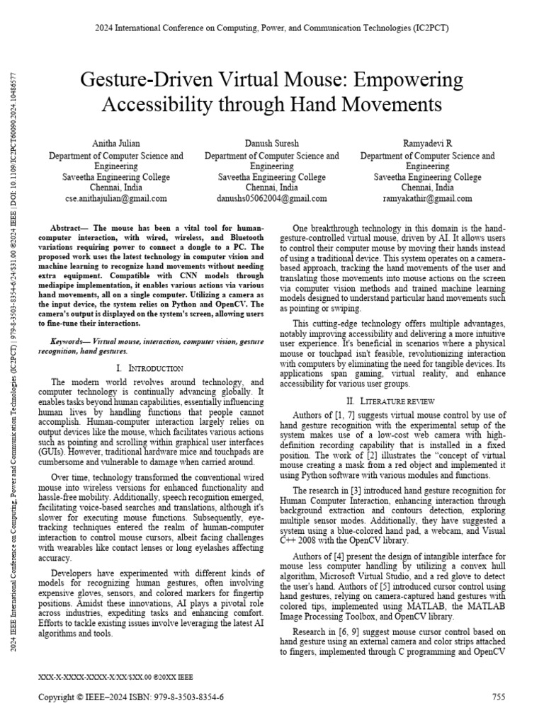 Gesture-Driven Virtual Mouse Empowering Accessibility Through Hand ...