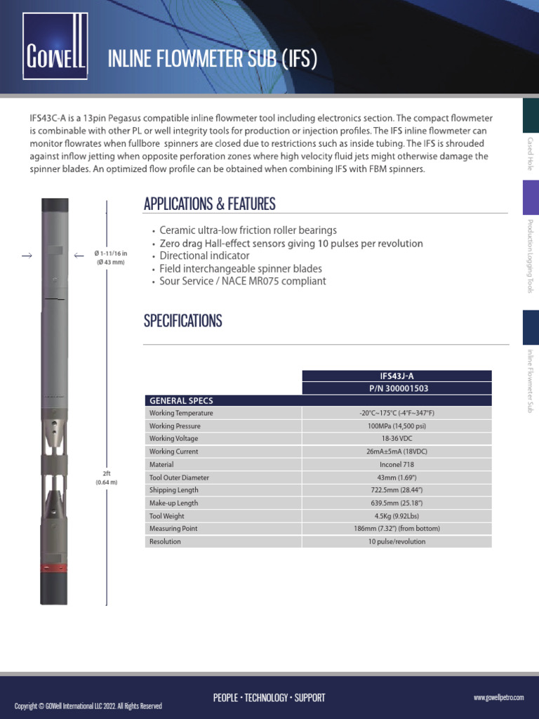 Inline Flowmeter | PDF | Flow Measurement | Applied And ...