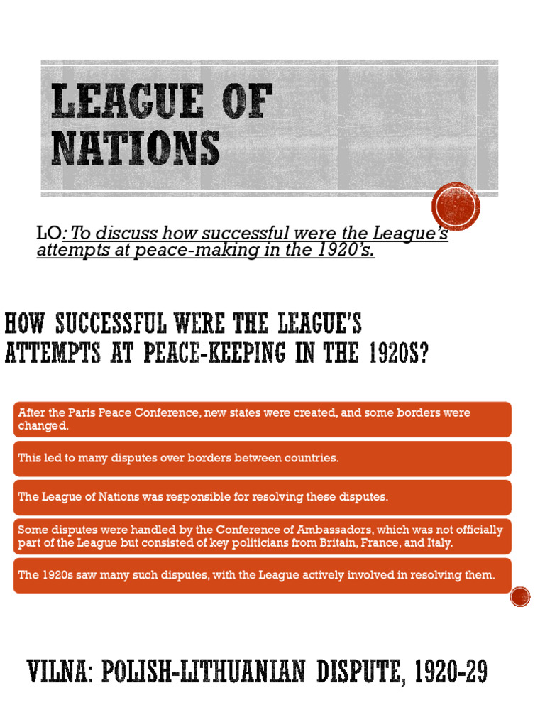 League of Nations | PDF | League Of Nations | Benito Mussolini