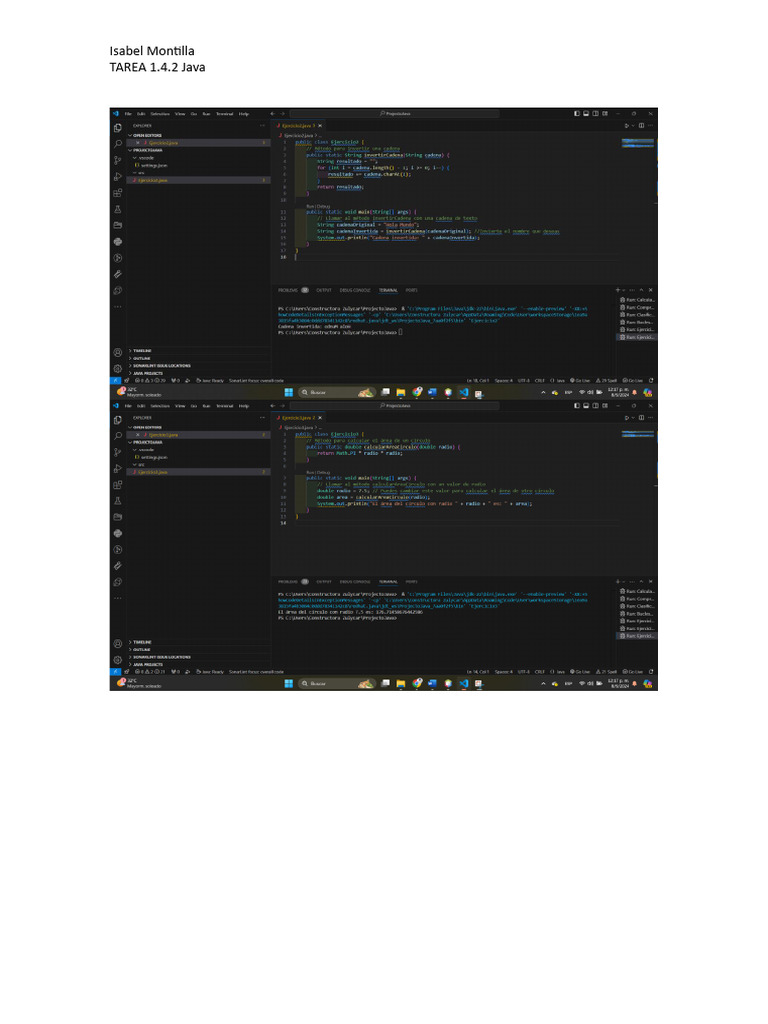 Tarea 1.5 Java | PDF