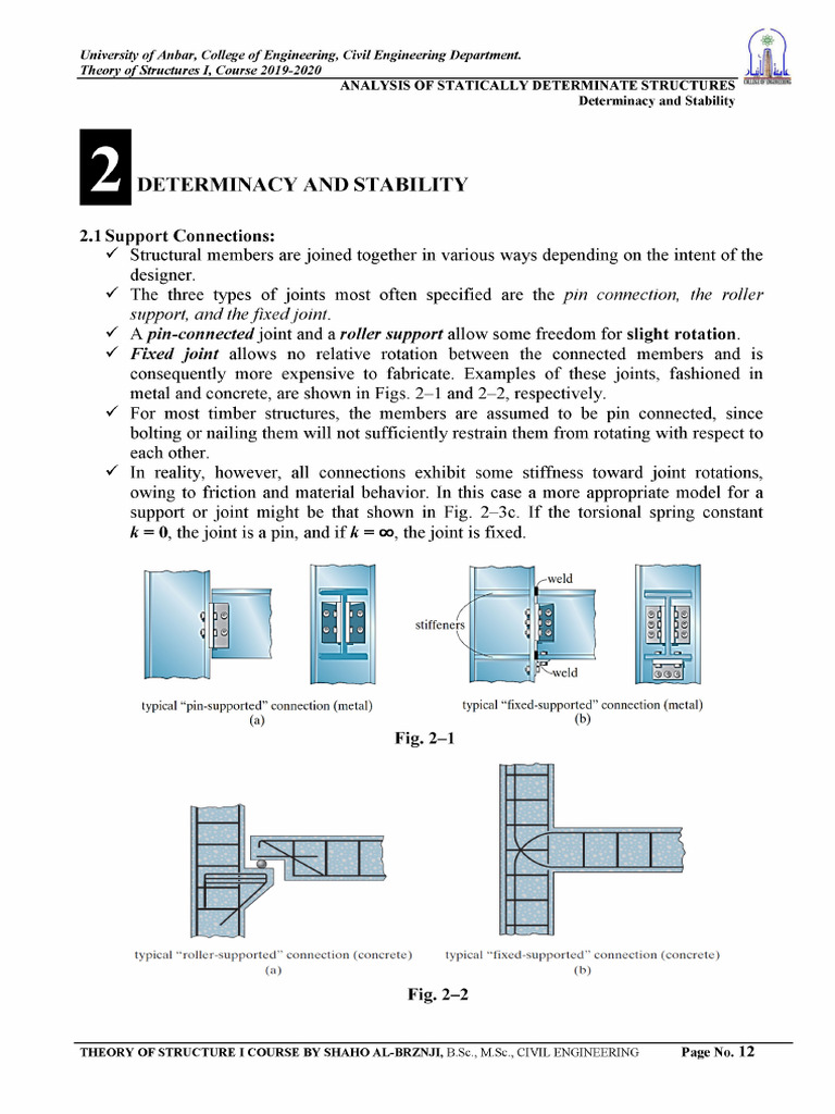 Theory of Structures I-02(2) | PDF