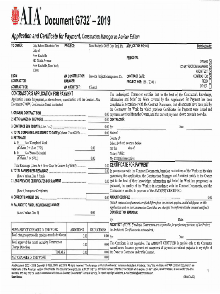 AIA FORM | PDF | Architect | Business Law