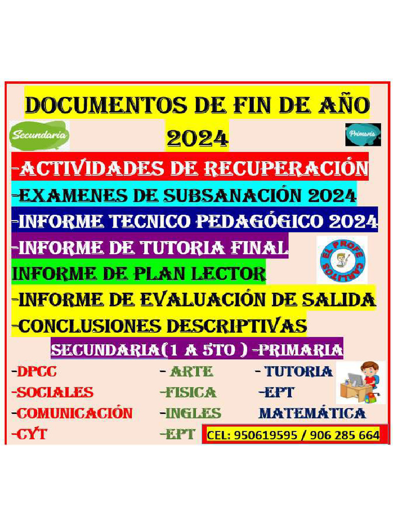 Subsanacion - Comunicacion - 1ero | PDF