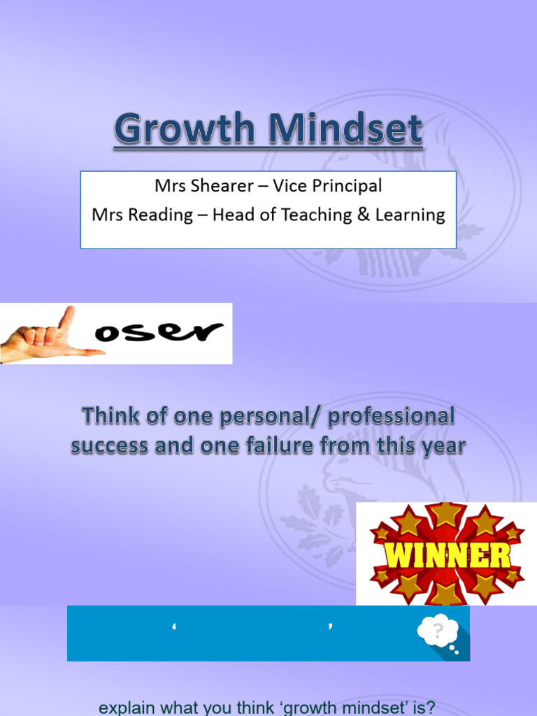 Growth Mindset Training for Employees | PDF | Mindset | Social Psychology
