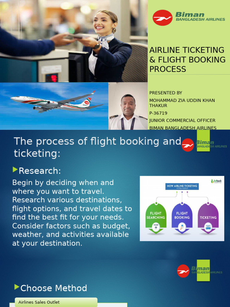 Airline Ticketing & Flight Booking Process | PDF | Transport | Aviation