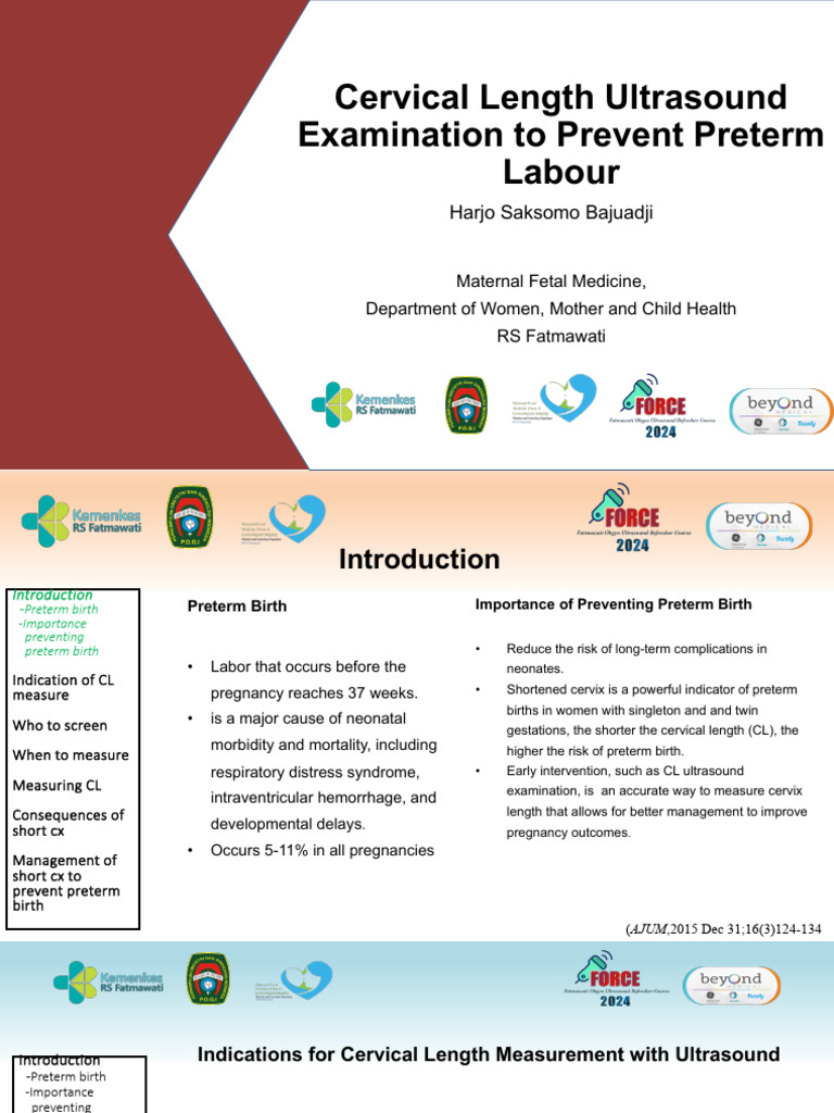 Cervical lenght PTB force24 | PDF | Preterm Birth | Pregnancy