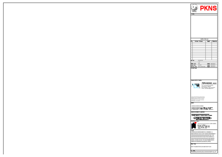 Title Blok DWG - Contoh-Model | PDF