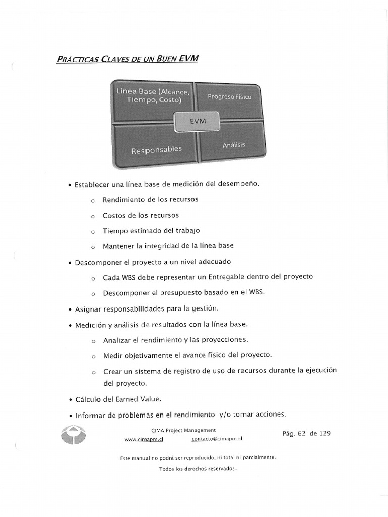 5.1. +Manual+de+Primavera+P6 Avanzado+EVM | PDF