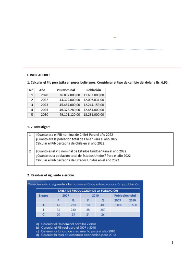 Practica - Economia General - 2c | PDF