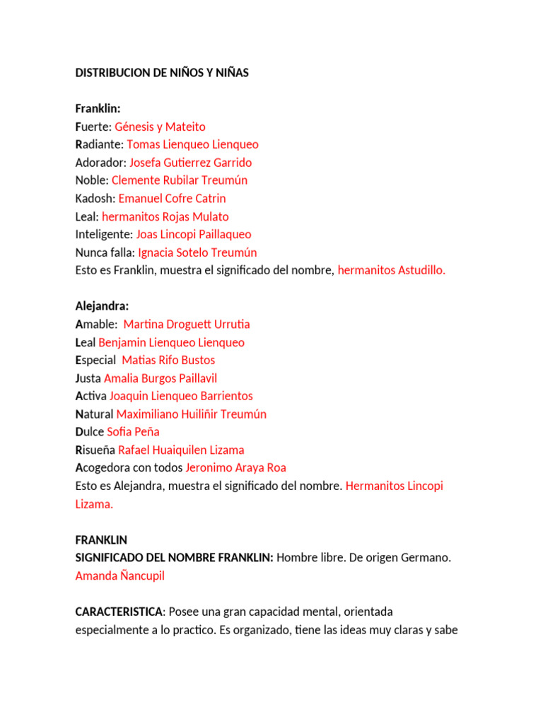 Acrostico y Significado | PDF