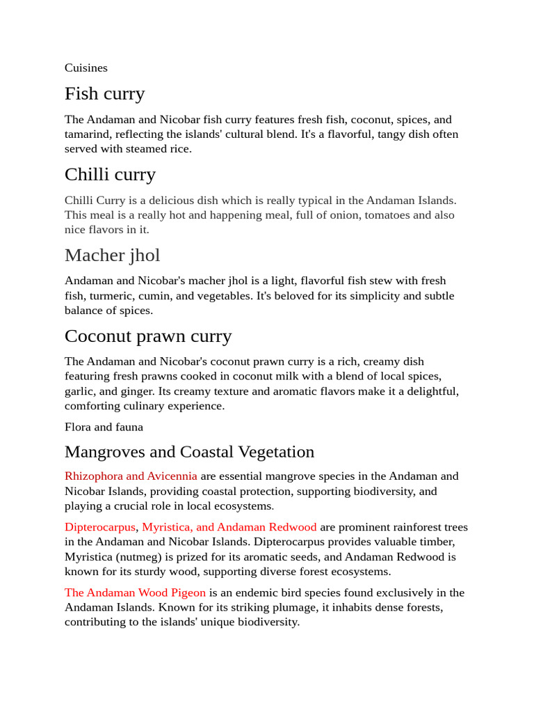 Written Works For Ujjwal Project | PDF | Curry | Conservation Biology