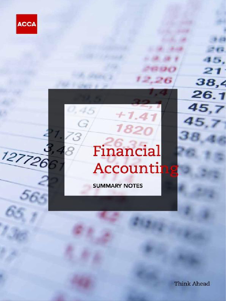 Summary Notes Ffa | PDF