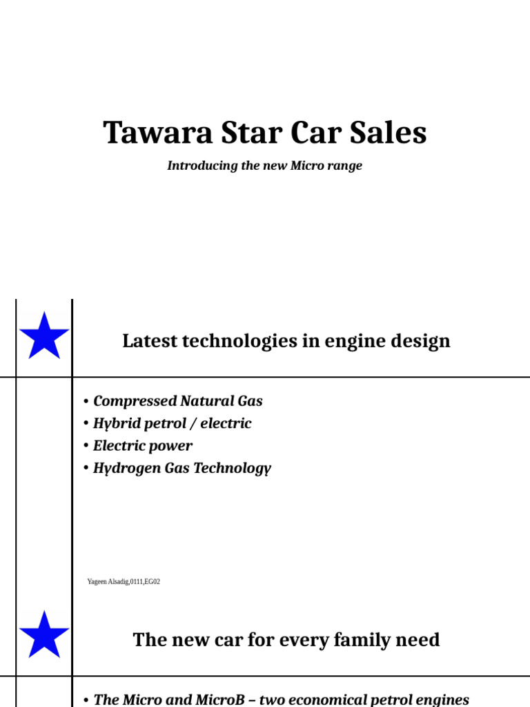 Tawara Star Car Sales | PDF