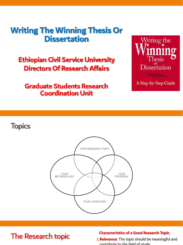Writing A Winning Thesis | PDF | Qualitative Research | Quantitative ...