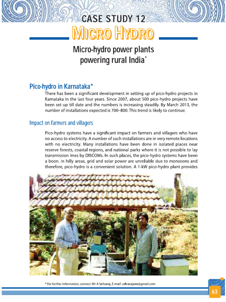 Micro Hydro Projects | PDF
