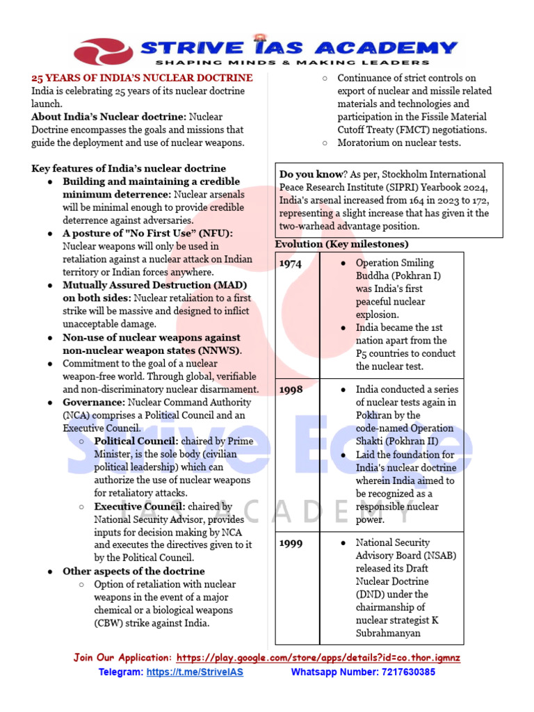 Strive Edge IAS Internal Security Aug-Sep | PDF | Military Technology | International Security