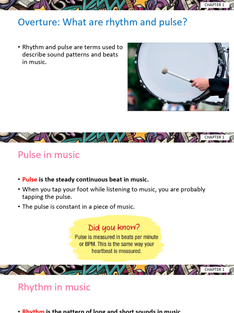 1 RHYTHM & PULSE | PDF | Rhythm | Music Theory