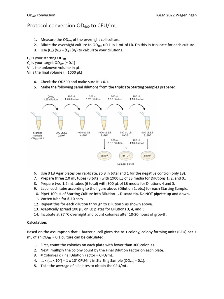 Protocol Od Conversion | PDF