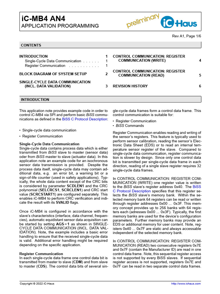 MB4 AN4 Appnote Application Programming A1en | PDF | Computer ...