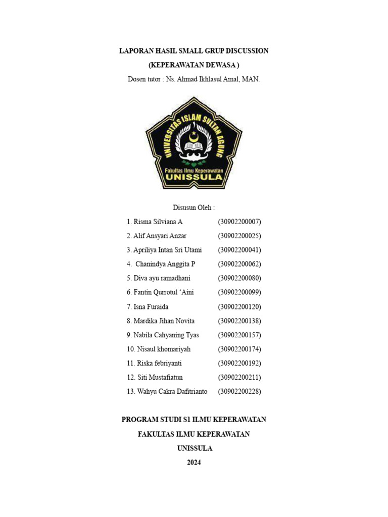 SGD 6 (Kep. Dewasa) 1 | PDF