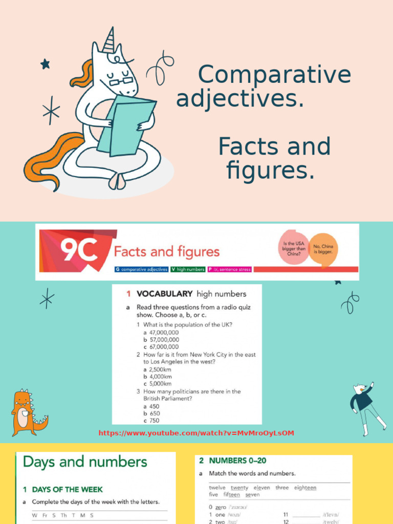 Comparative Adjectives. Facts and Figures. | PDF