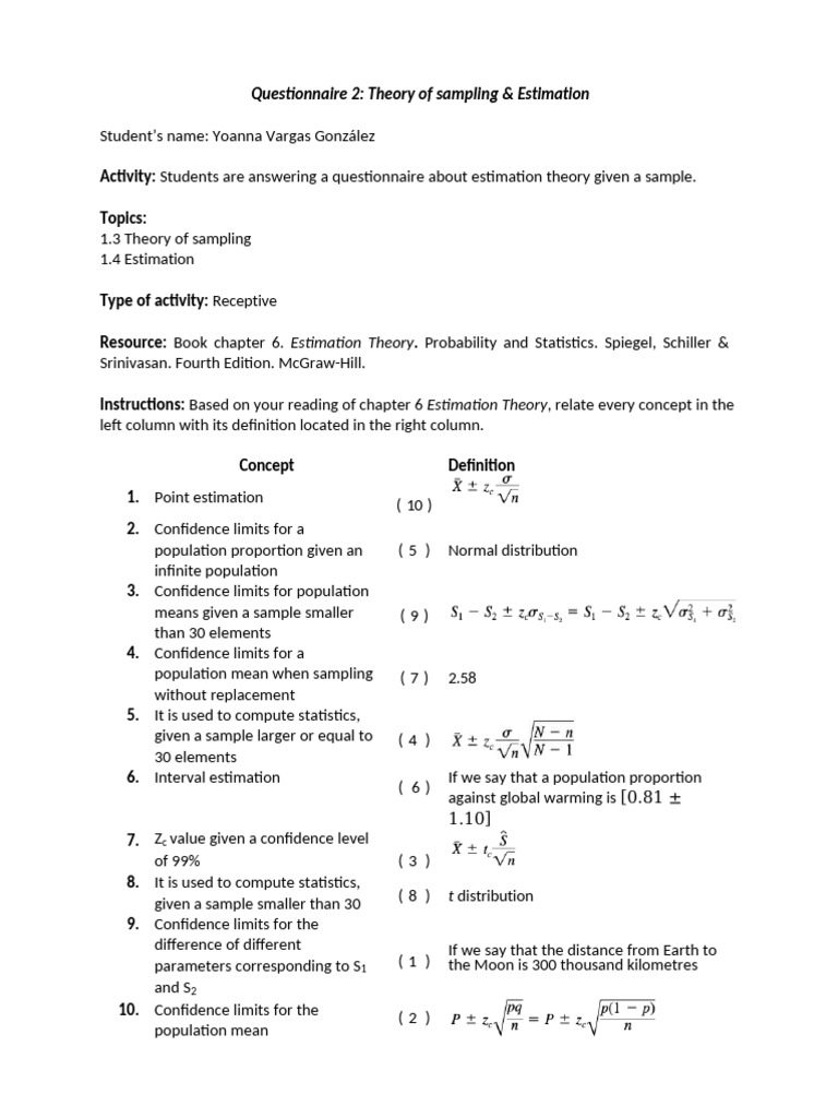 Questionnaire 2 | PDF