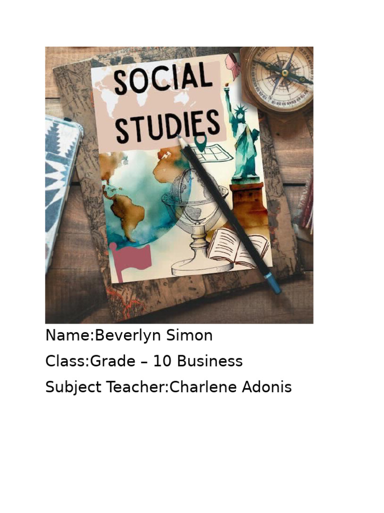 Social Studies Assignment | PDF | Government | Elections