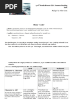 Connor Lassiter: Traits of Bravery and Resistance | PDF | Social ...