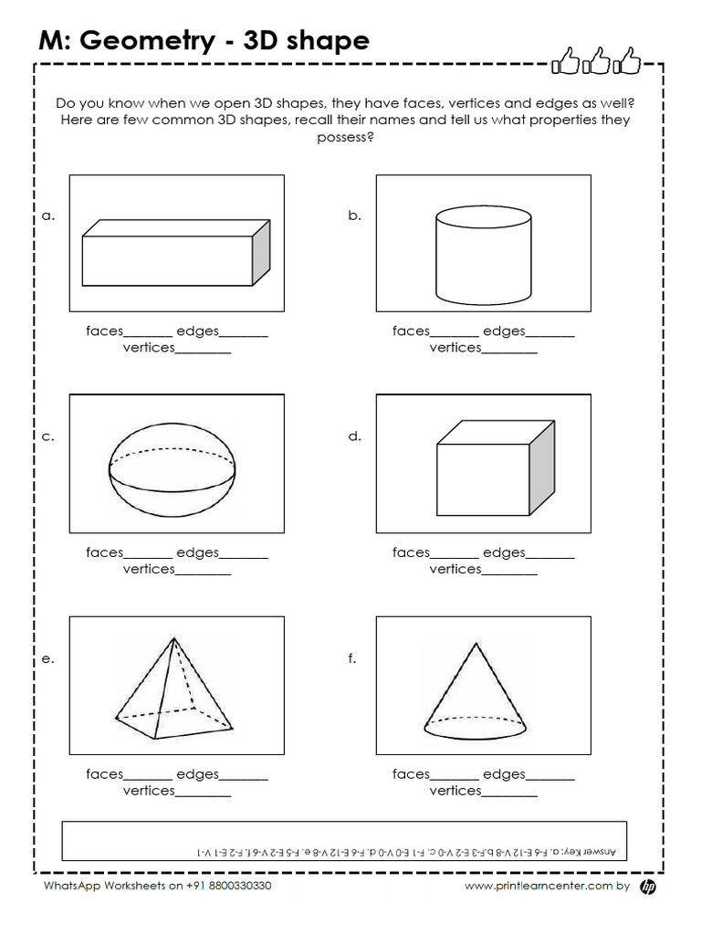 3 8 9 Math Geometry 2d Shapes 3 | PDF