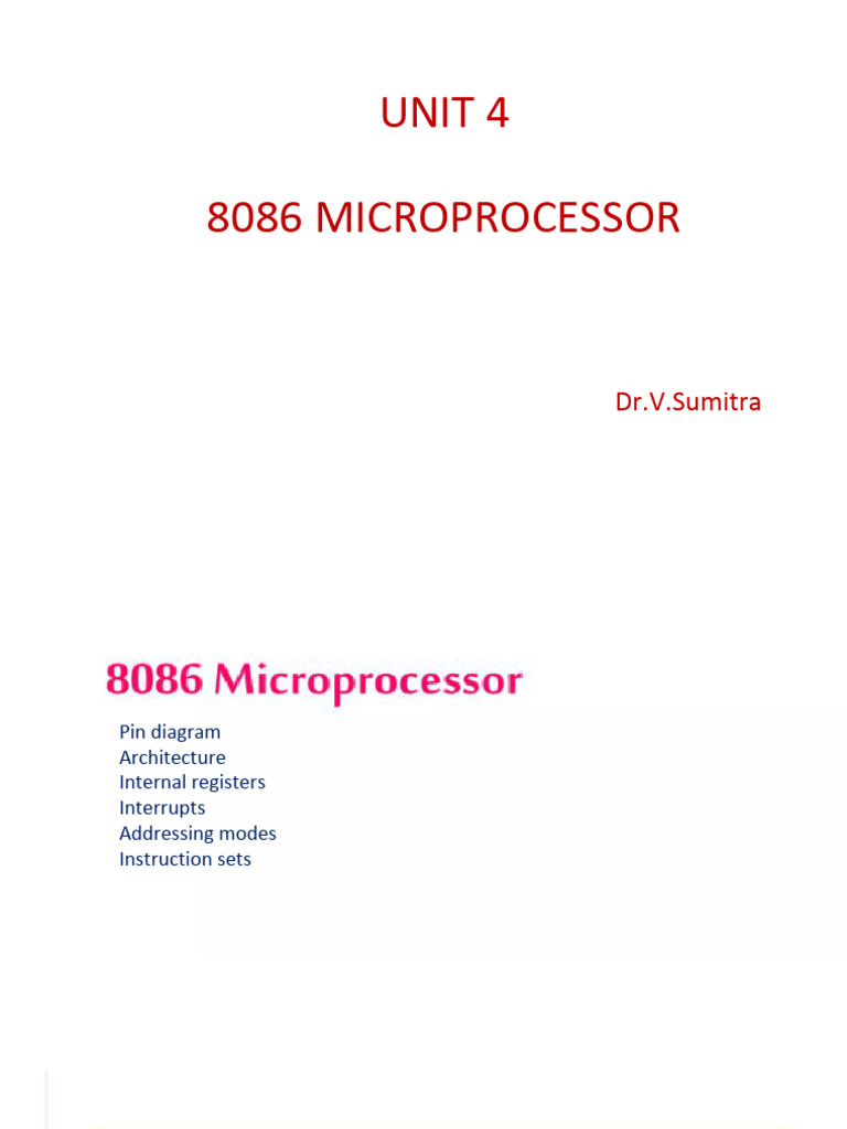 8086 Microprocessor Addressing Modes | PDF | Integrated Circuit ...