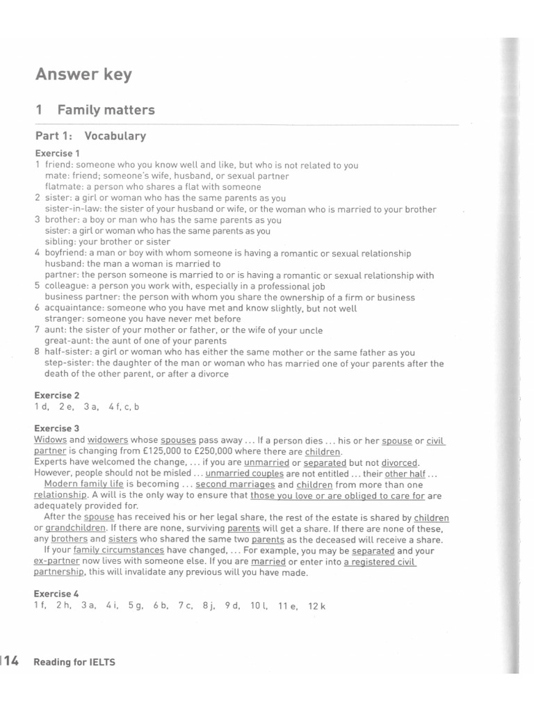 Pdfcoffee.com Answer Key Collins Reading for Ielts Book PDF Free | PDF