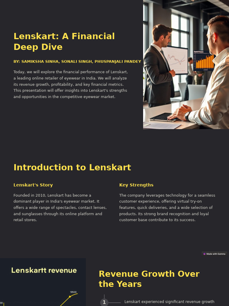 Lenskart A Financial Deep Dive | PDF | Working Capital | Investing