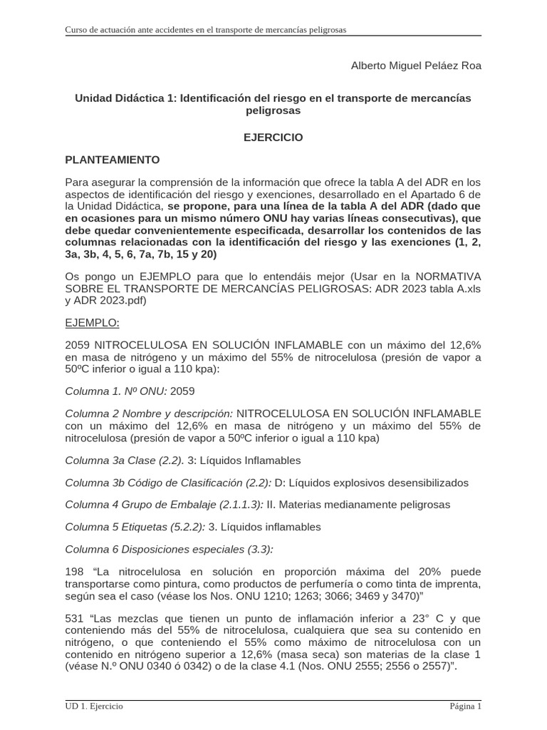UD1 Ejercicio | PDF | Amoníaco | Fases de la materia