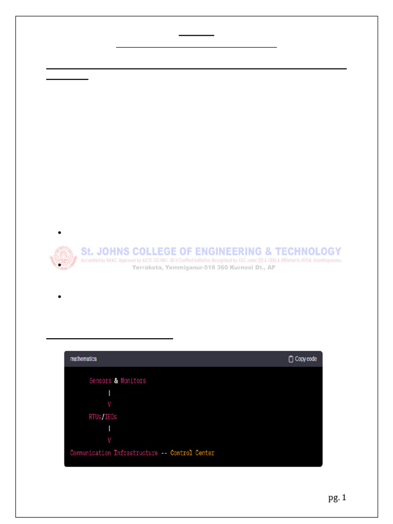 EDSA UNIT 5 | PDF | Scada | Automation