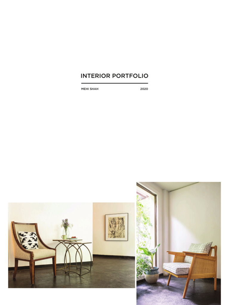 Interior Portfolio by Mehi Shah 2020 | PDF