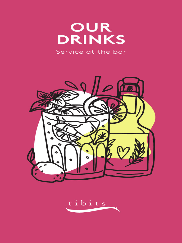 Tibits Menu: Sustainable Dining Options | PDF | Drink