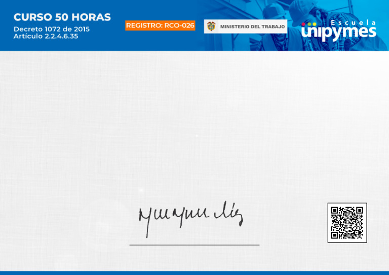 Certificado 50 Horas Unipyme | PDF