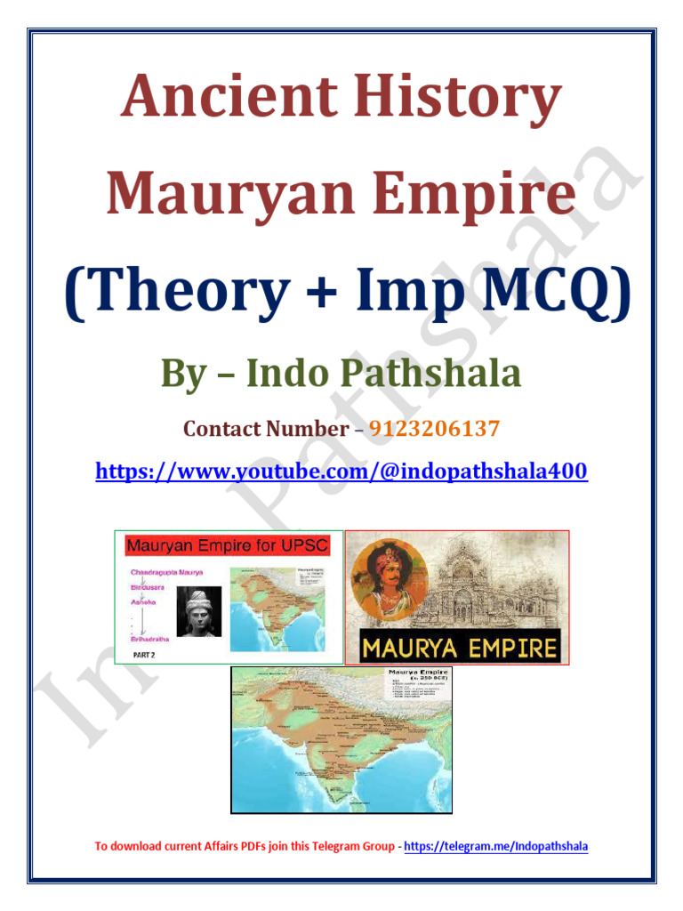 Karuwaki and the Mauryan Empire | PDF | Ashoka