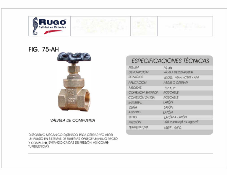 Rugo 75 Ah | PDF