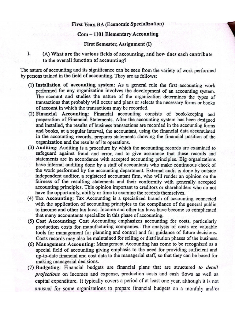 A-C Assignment | PDF