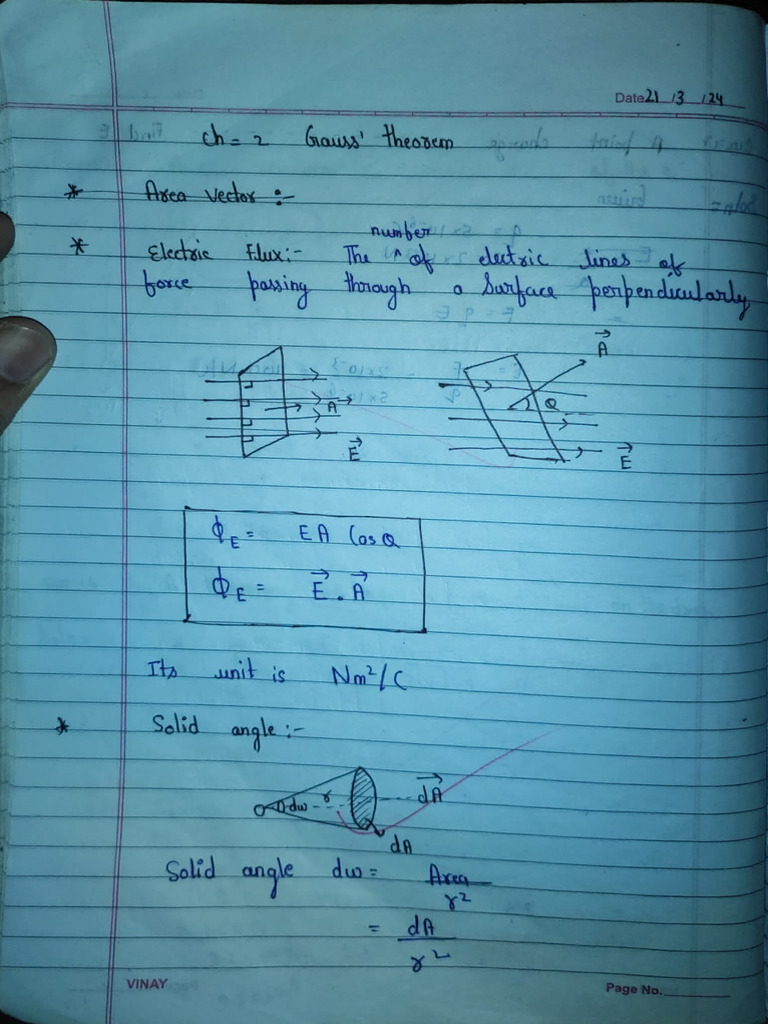 Ch 2 Gauss Theorem | PDF