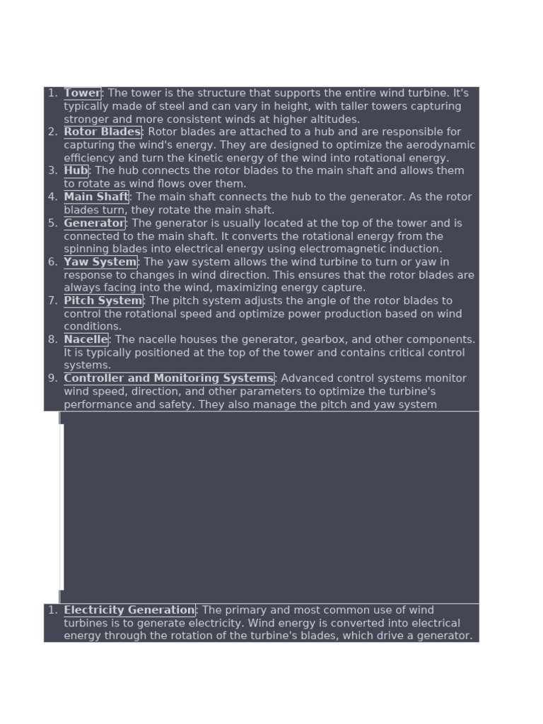 env. management project | PDF | Wind Power | Turbine