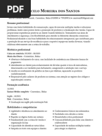 Currículo Marcelo Atualizado | PDF