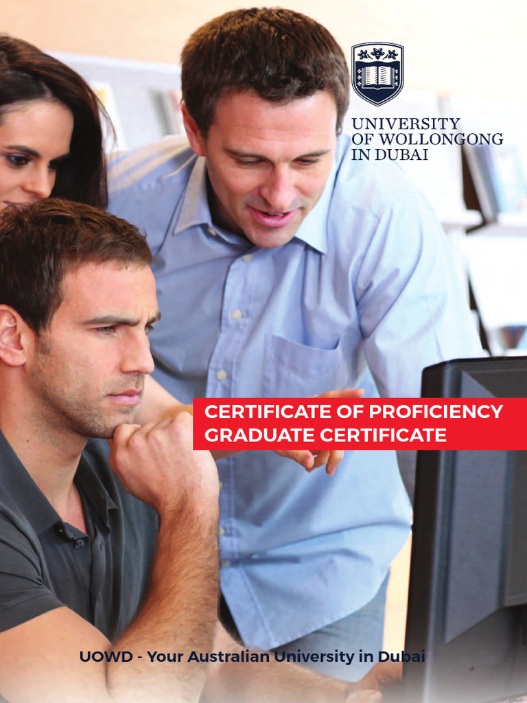 Uowd Certificate Prof Graduate Cert | PDF | Academic Degree | Marketing