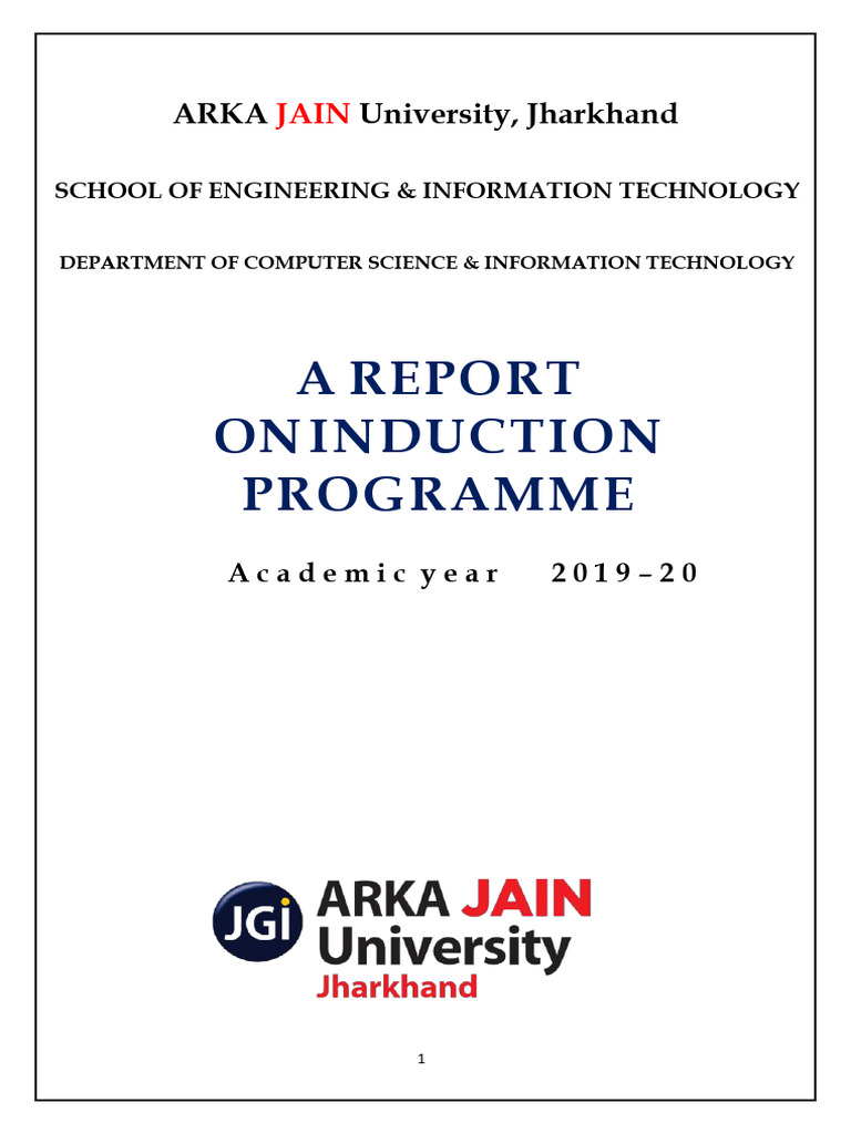 BCA MCA Orientation Report 2019 | PDF | Meditation | Psychology