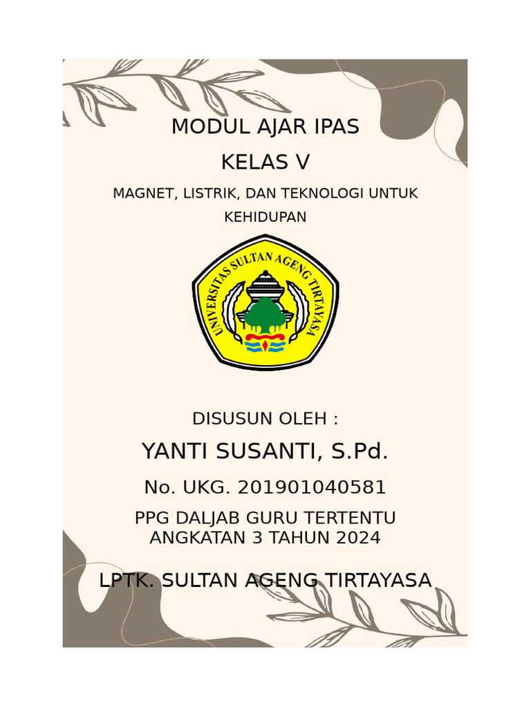 Modul Ajar Ipas Kelas 5 - Yanti Susanti | PDF