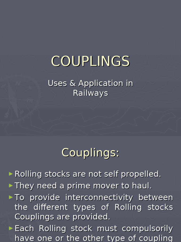 05 Couplings | PDF | Rail Transport | Rail Infrastructure