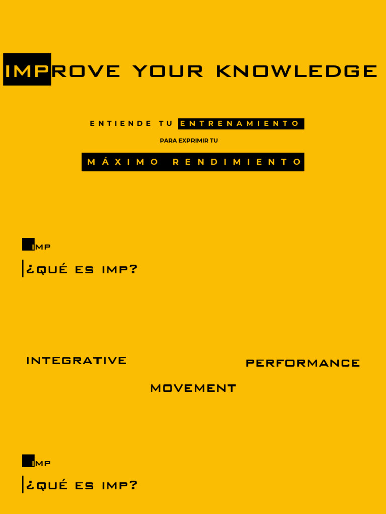 Improve Your Knowledge | PDF