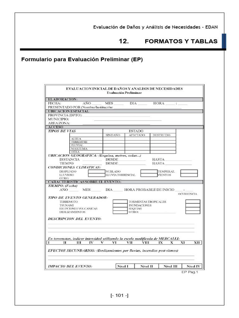 Edan - Formularios | PDF